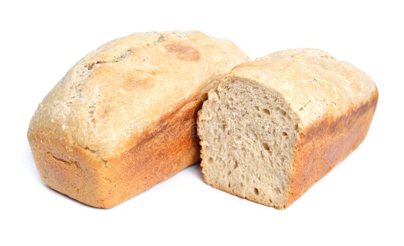 Square Loaf of Homemade Sourdough Bread Stock Image - Image of bakery ...