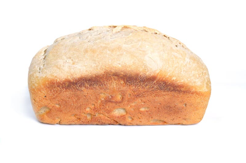 Square Loaf of Homemade Sourdough Bread Stock Photo - Image of wheat ...