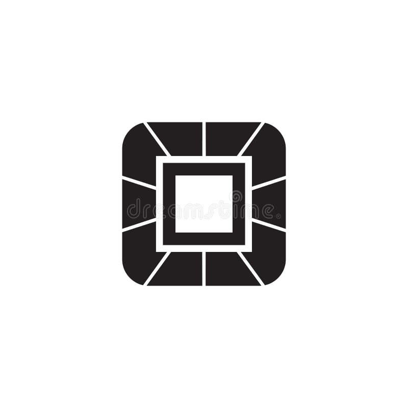 Square Logo Design Vector Template Stock Vector - Illustration of ...