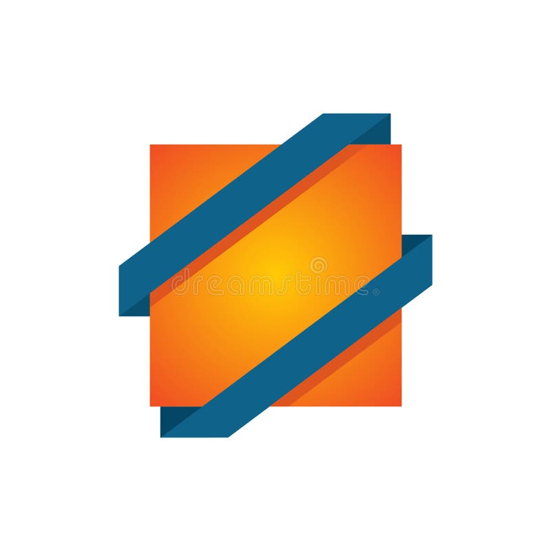 Square Logo Design Vector Template Stock Vector - Illustration of ...