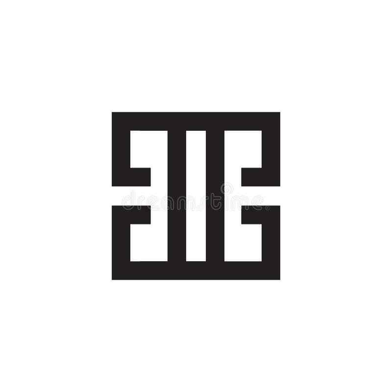 Square Logo Design Vector Template Stock Vector - Illustration of ...