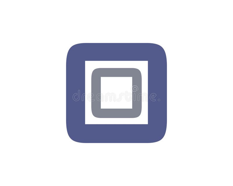 Square Logo 6 Icon Template Stock Vector - Illustration of control ...