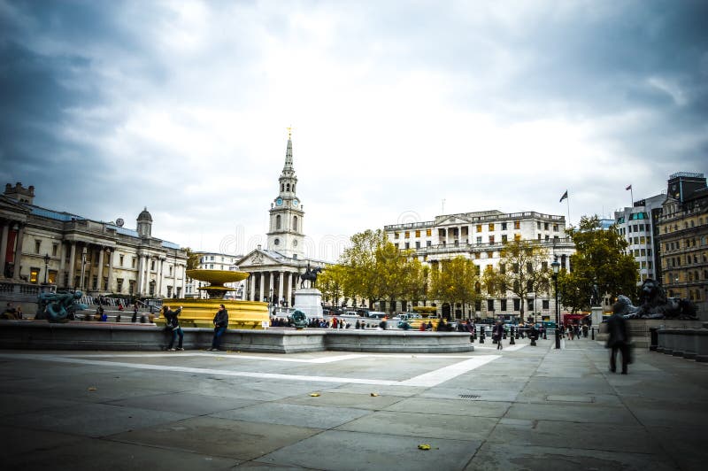 Square in London editorial stock photo. Image of english - 46952613