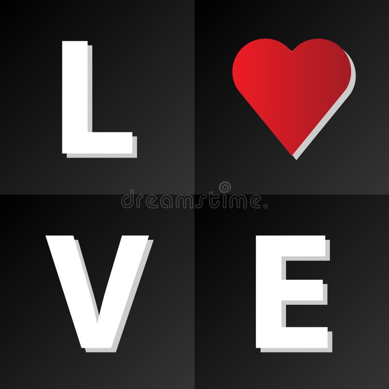 Square Love Heart Logo Design Symbol Vector Illustration Stock Vector ...