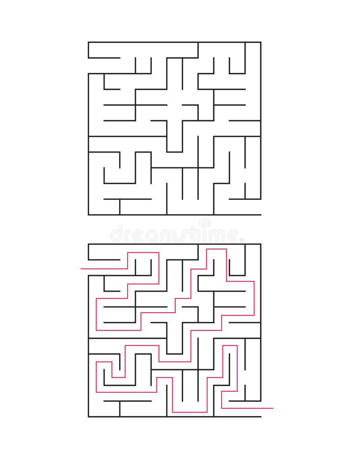 Maze Passage Stock Illustrations – 349 Maze Passage Stock Illustrations ...