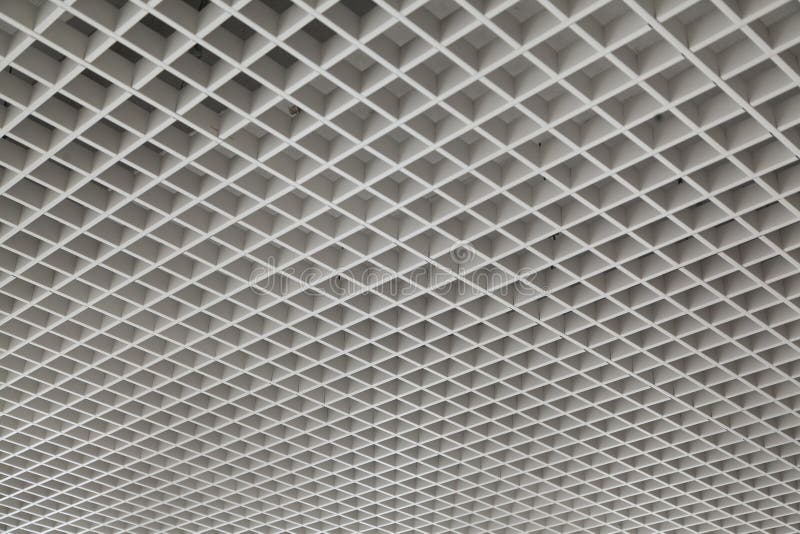 Square mesh ceiling stock photo. Image of office, pattern - 92193284