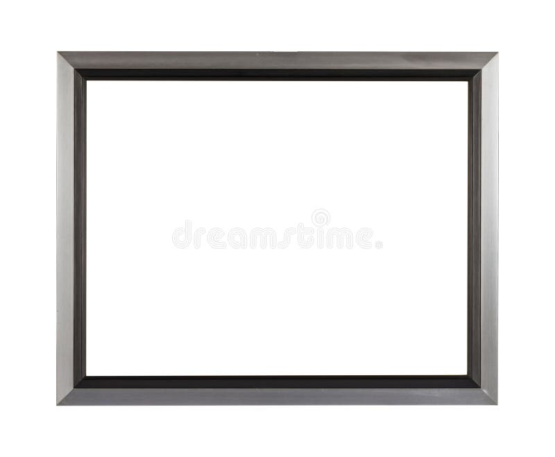 Square Metal Frame for Painting or Picture Isolated on a White ...