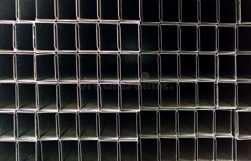 Square Metal pipes stock image. Image of stack, iron - 37149217