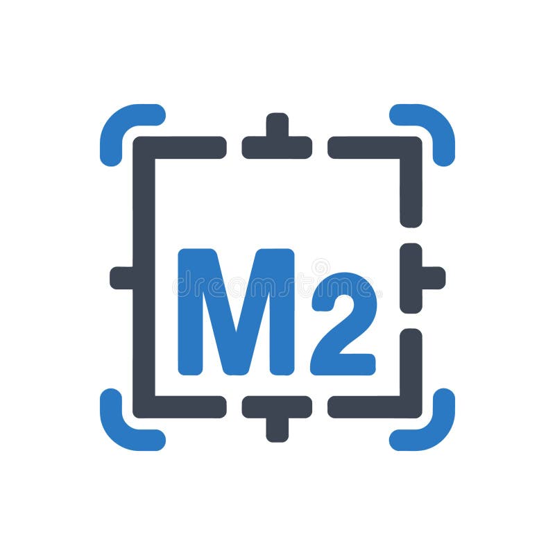 Square Meter icon stock vector. Illustration of vector - 361702380