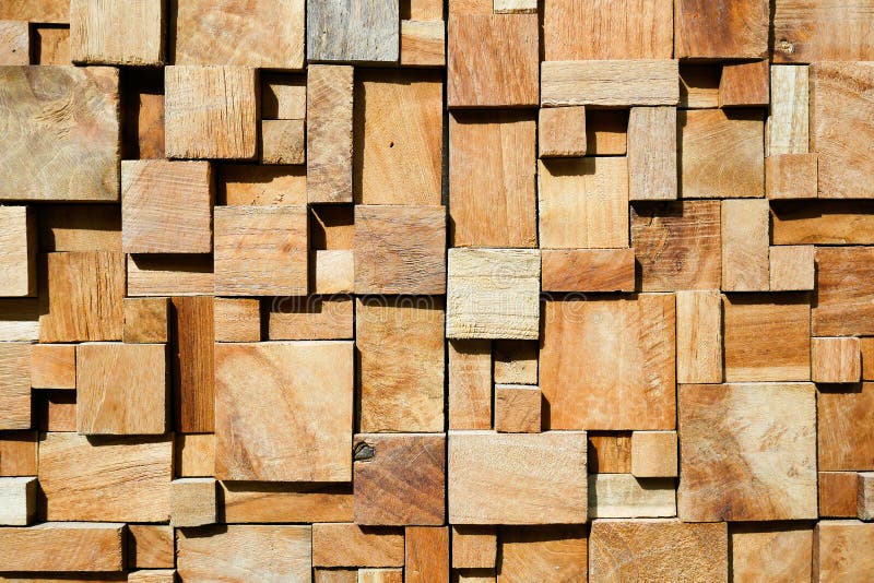 Square Modern Decorated Wood Background Stock Photo - Image of close ...