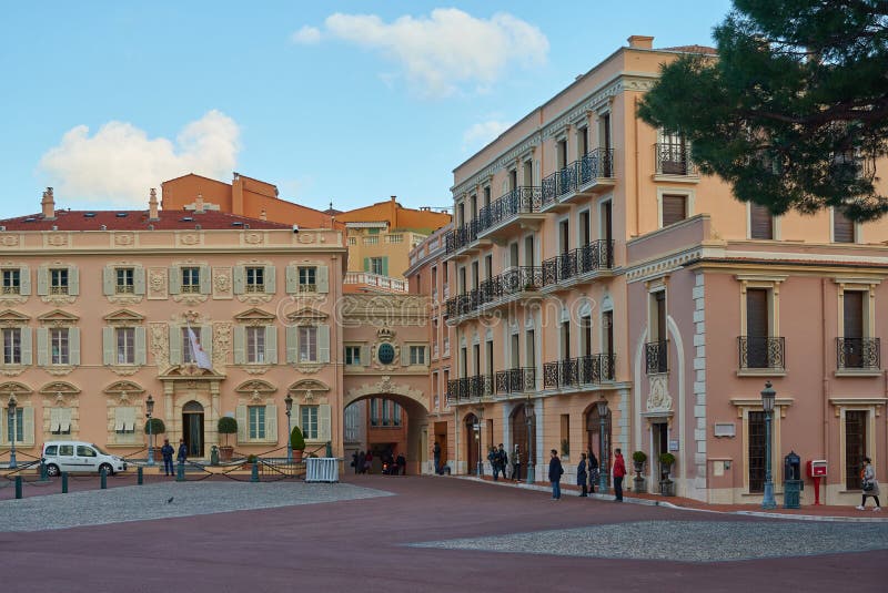 On the square in Monaco editorial image. Image of architecture - 172748320