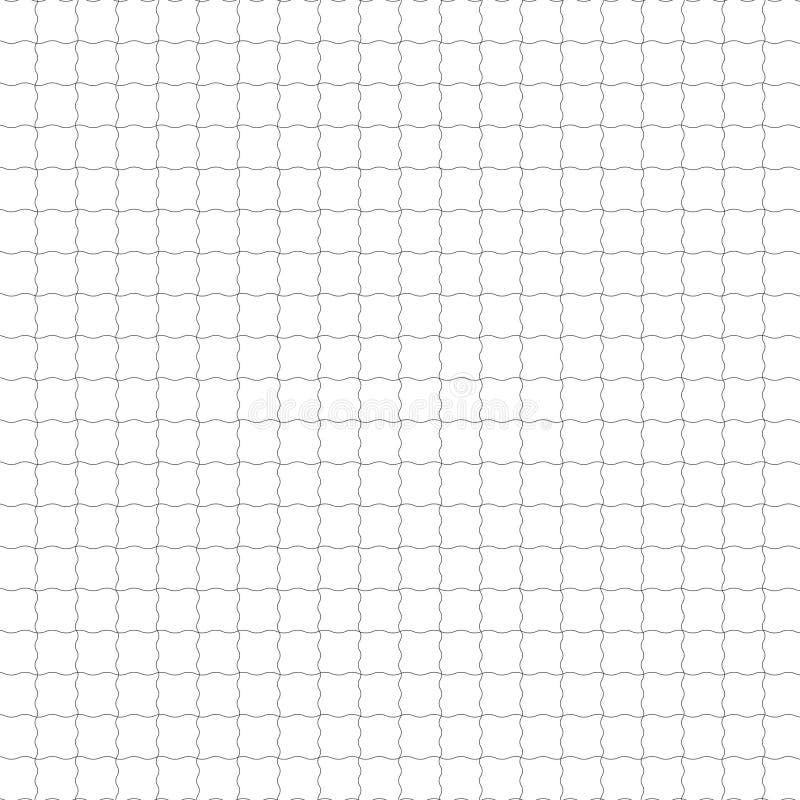 Square Monochrome Abstract Wavy Edges Even Grid Stock Vector ...