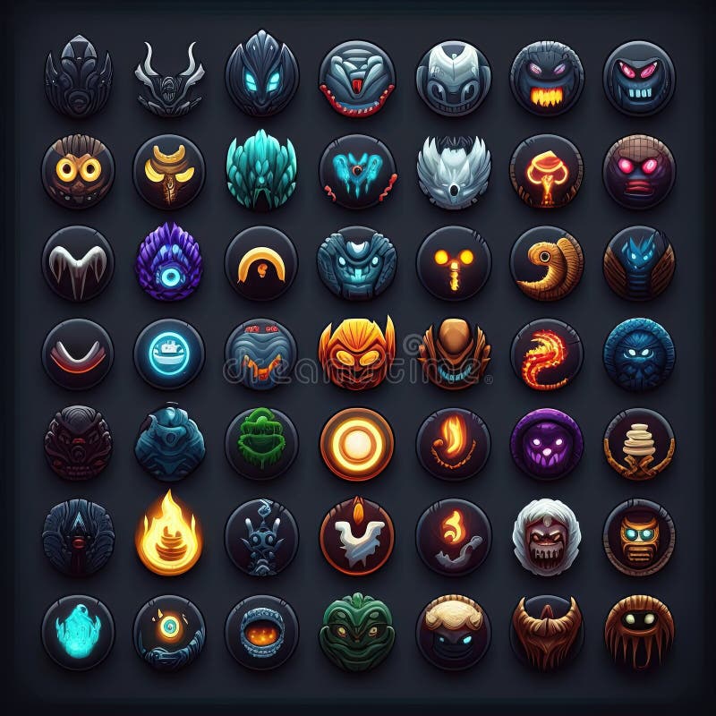 Square Monster Character Avatar Ai Generated Stock Illustration ...