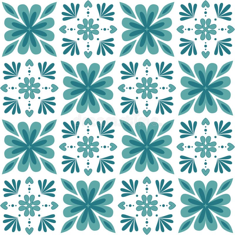 Square Mosaic for Ceramic Tile Design Emerald Green Color, Ornate ...