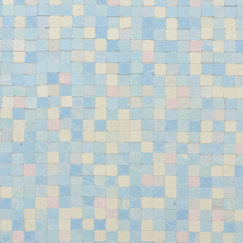 Square Mosaic Pattern Composed of Small Tiles in Pastel Colors ...