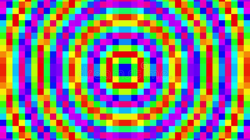 Square Mosaic Soft Blur Circular Repeat Pattern Animation Stock Footage ...