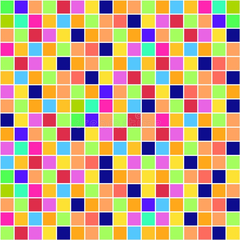 Square Multicolor for Wallpaper Background Stock Illustration ...