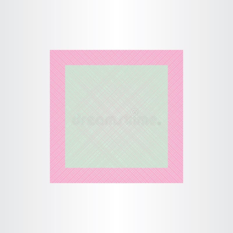 Square Net Wedding Invitation Template Stock Vector - Illustration of ...