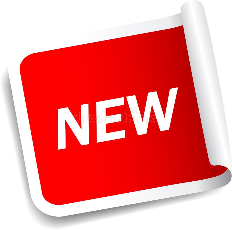 New sticker stock vector. Illustration of leaf, coupon - 206744104