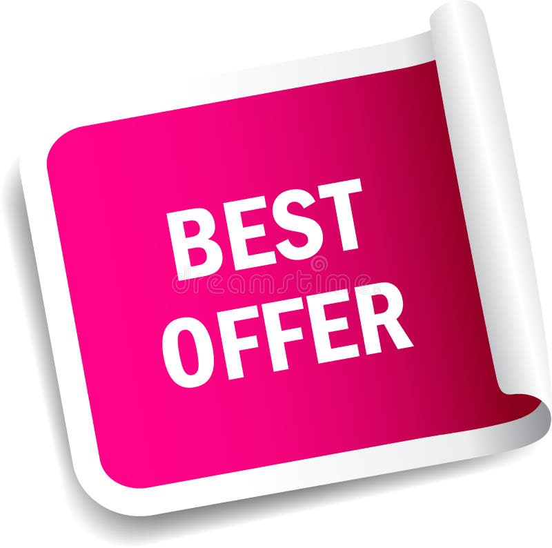 Best Offer vector sticker stock illustration. Illustration of graphics ...