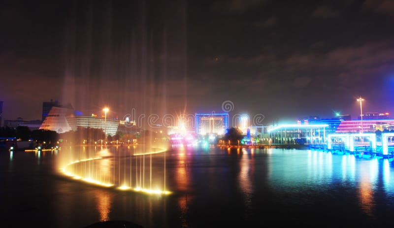 Square Night Scene Picture. Image: 4887441