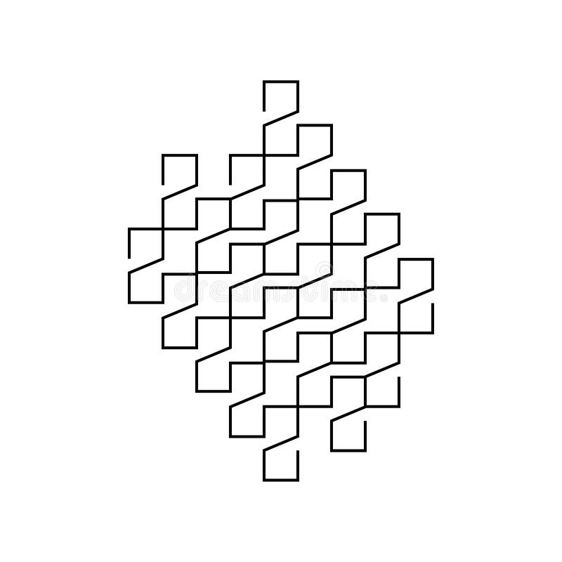 Square Number Two Pattern. Fence Sign Eps Ten Stock Vector ...