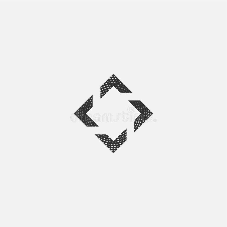 Square Object Logo Design Vector Stock Vector - Illustration of ...