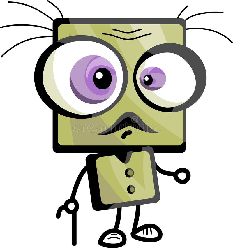 Square Cartoon Characters