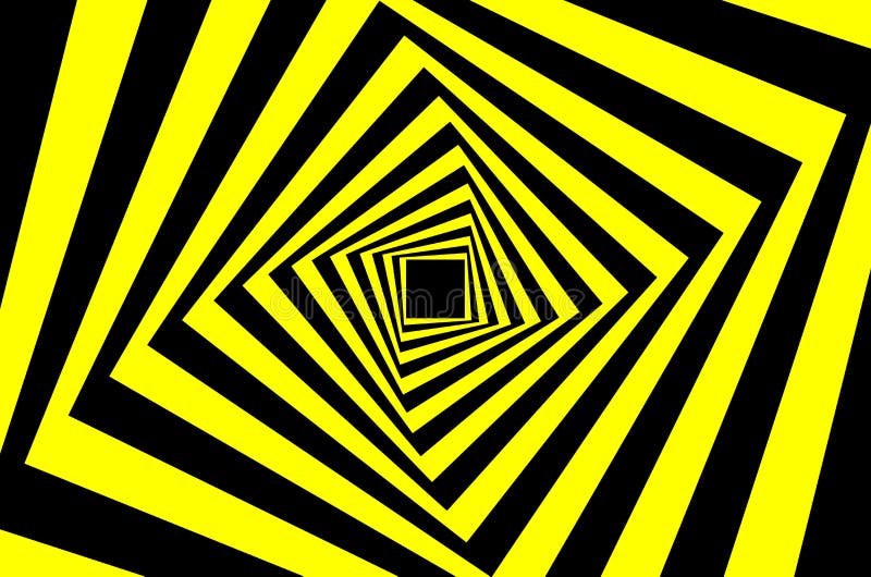 Square Optical Illusion Pattern Stock Vector - Illustration of round ...