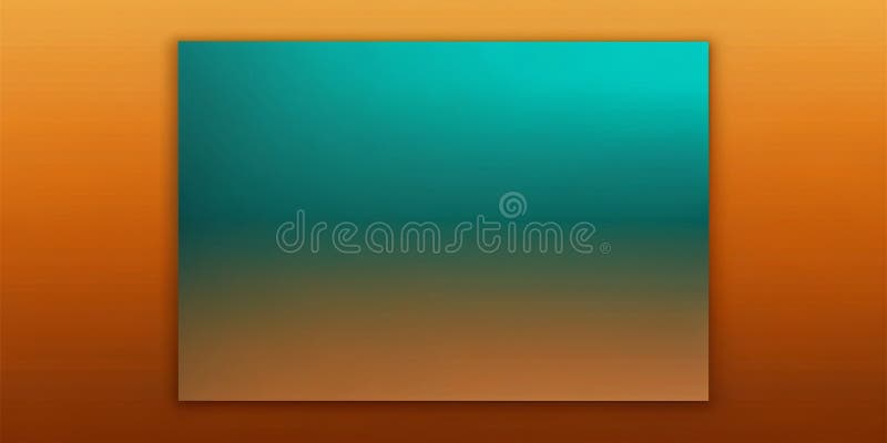 Square Orange Brown Teal Gradient Background Generative AI Stock ...