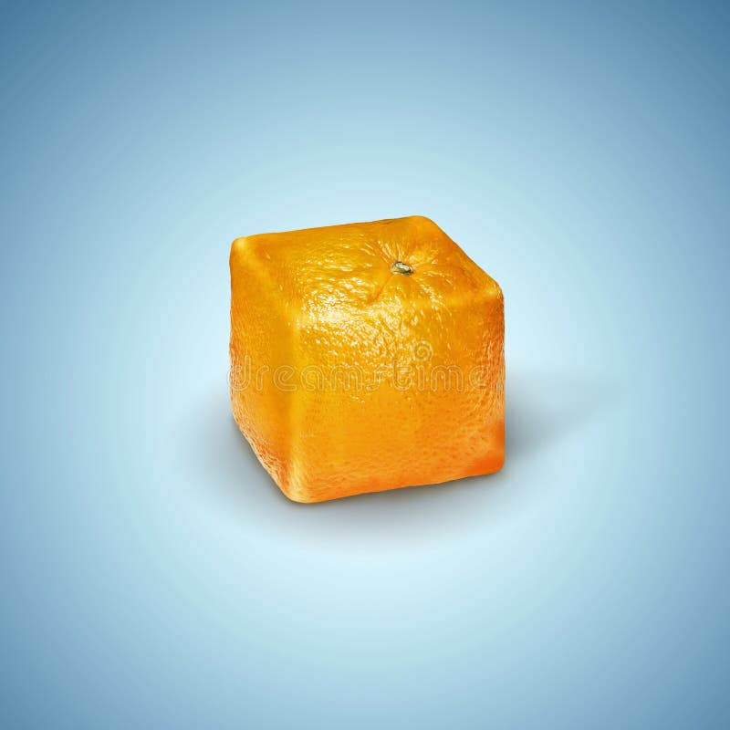 Square orange stock photo. Image of unusual, abstract - 35434608