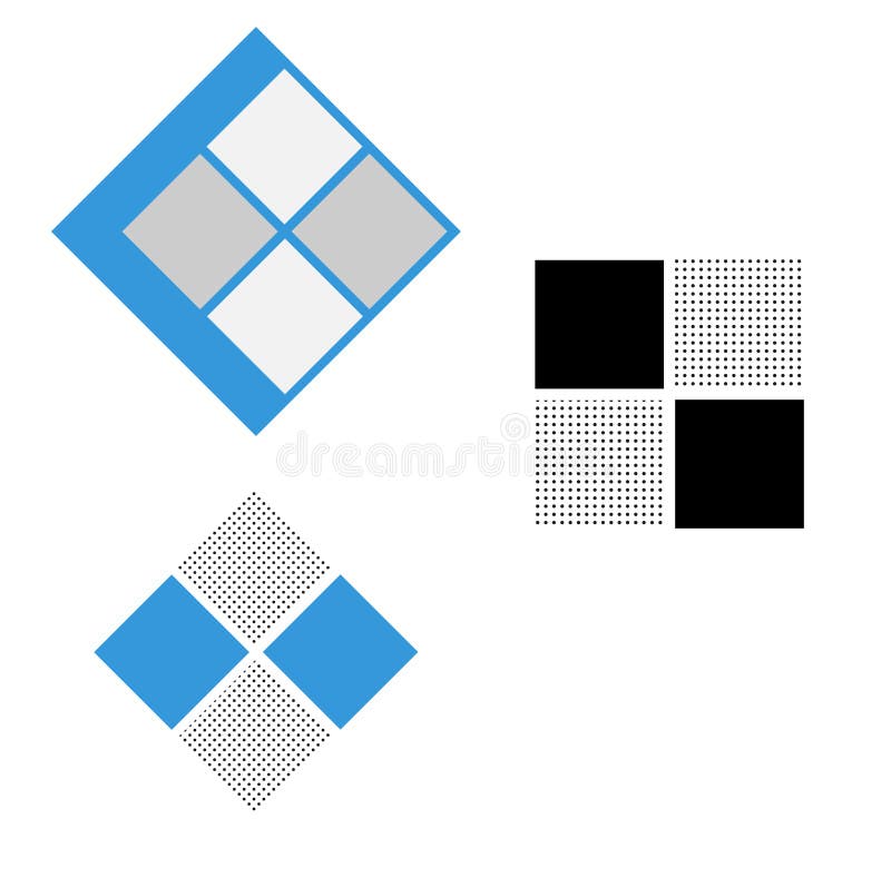 Square Ornament for Logo, Icon, Design Elements and Patterns Stock ...