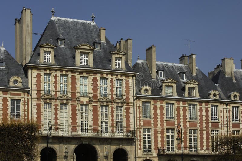 Square of Paris stock image. Image of building, place - 17988637