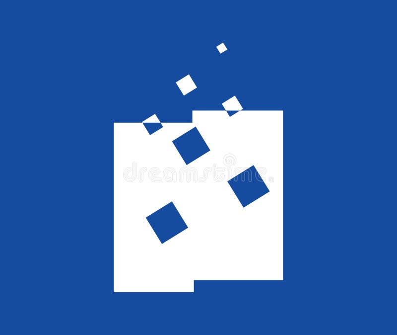Square Particulate Icon stock vector. Illustration of communicate ...