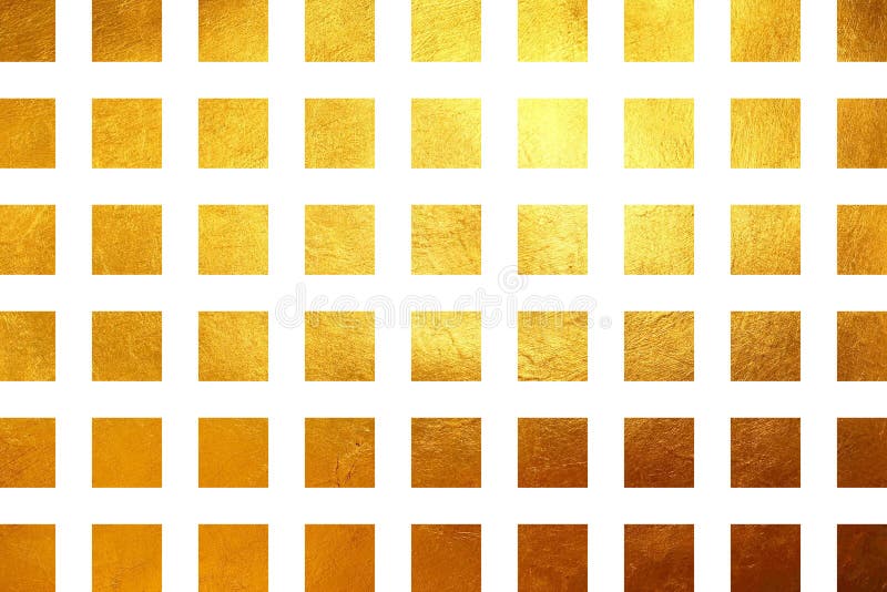 Square Pattern Golden Texture Shiny Luxury Abstract Background. Design ...