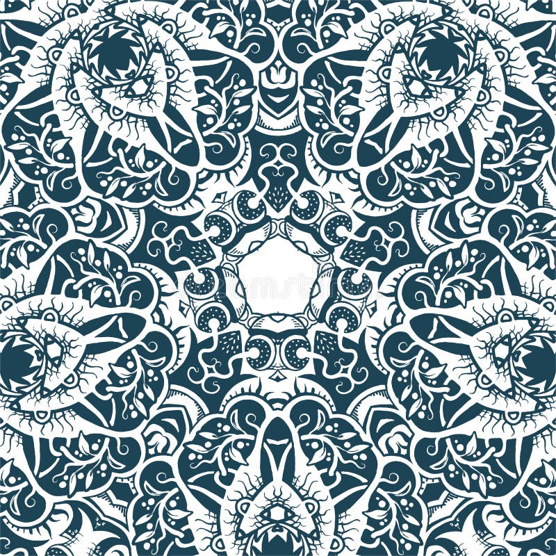 A Square Pattern, Ornamental Texture, Vector Illustration Stock Vector ...