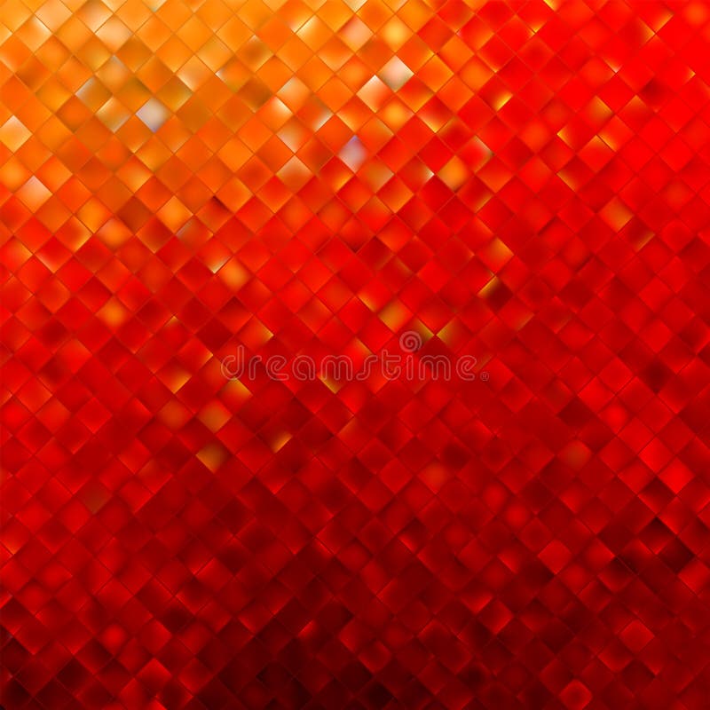 Square Pattern in Red and Orange Colors. EPS 8 Stock Vector ...