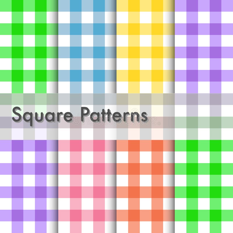 Square Patterns Illustration Stock Vector - Illustration of background ...