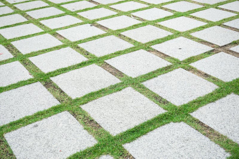 Square pavement stock image. Image of grass, material - 77839021