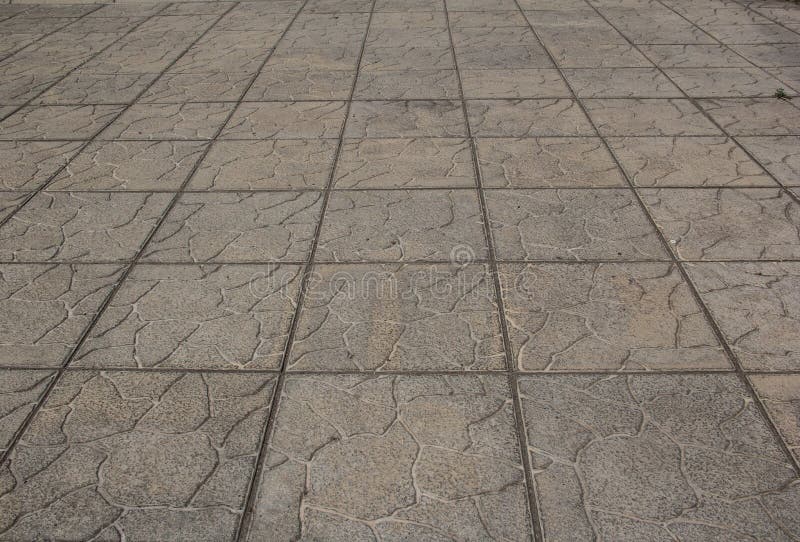 Square Paving Slabs with Decorative Cracks. Stock Photo - Image of ...