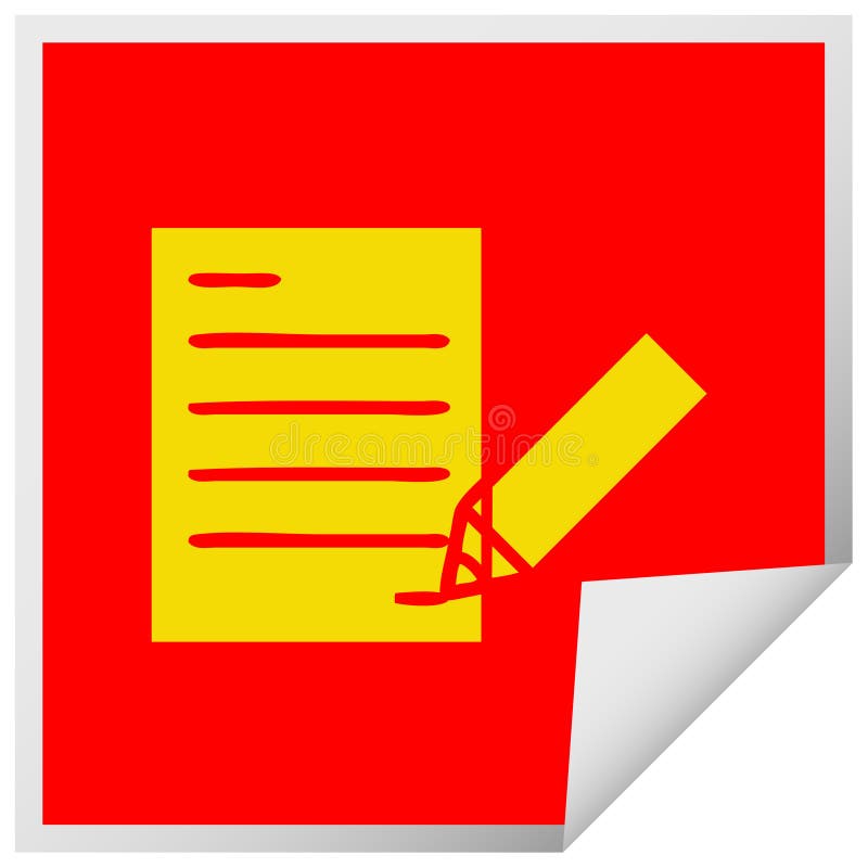 Cartoon Document Sticker Stock Illustrations – 3,311 Cartoon Document ...