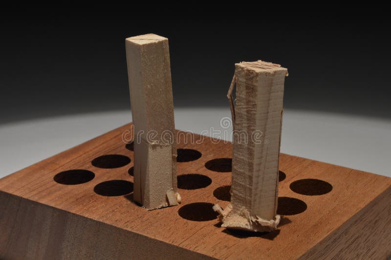 Square Peg in a Round Hole stock image. Image of wooden - 6434499