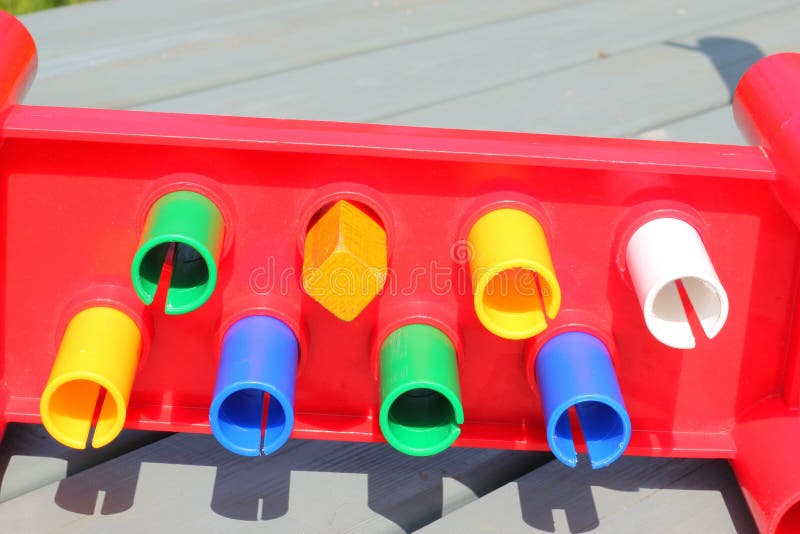 A Square Peg in a Round Hole. Stock Image - Image of adversity, adapt ...