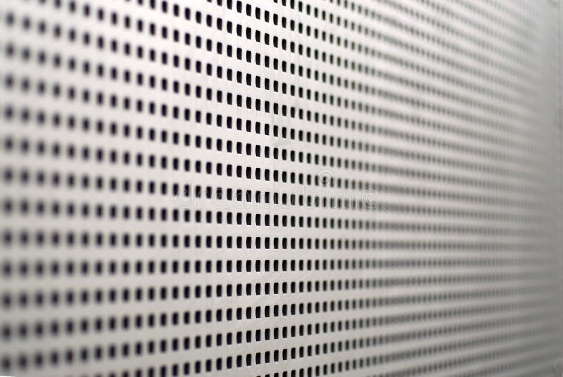 Square Perforations in Aluminum Sheet Stock Image - Image of bulge ...
