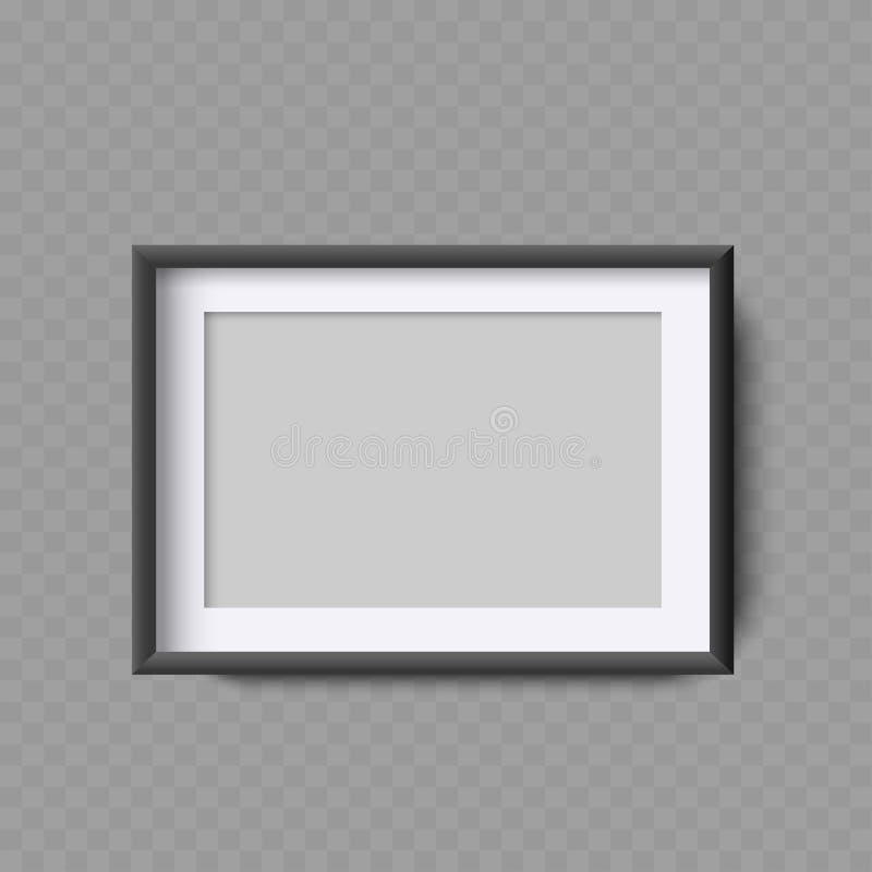 Square Photo Frame Mockup - Vector Stock Illustration - Illustration of ...