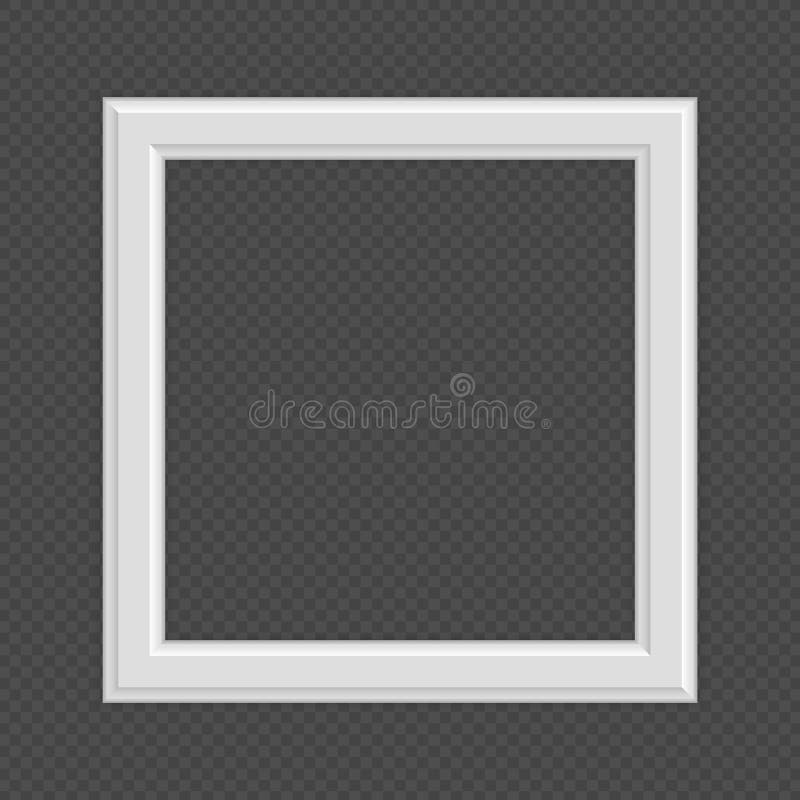 Square photo frame. stock vector. Illustration of decoration - 260344183