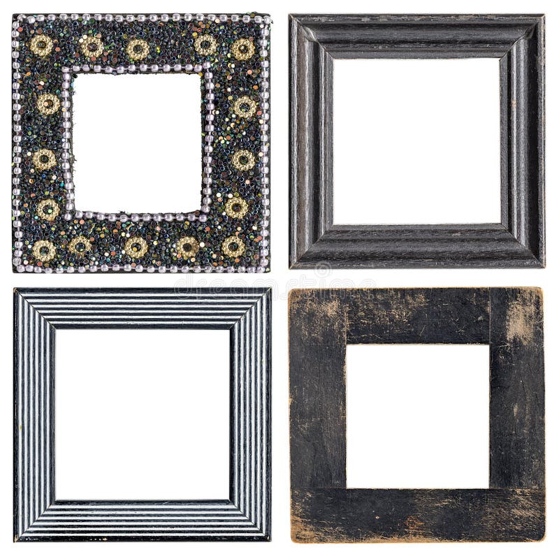 Square picture frames stock photo. Image of texture, used - 81647176