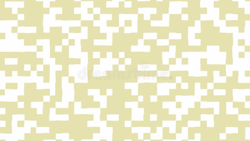 Abstract Square Pixel Background in White and Khaki Color. Vector ...