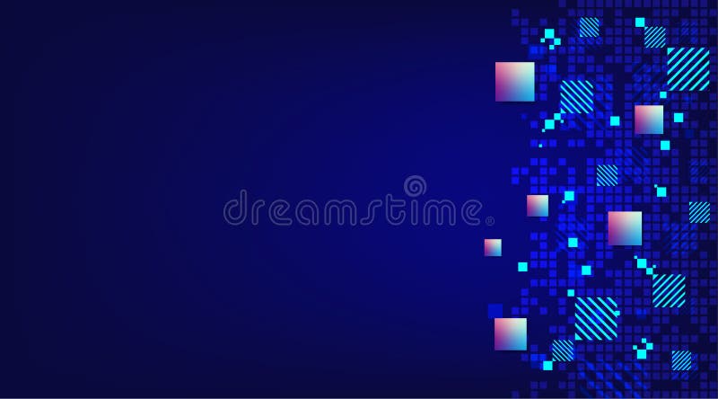 Algorithm, Data Code, Decryption and Encoding Stock Vector ...