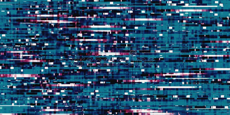 Square of Pixels Blue Led Pixel Background 3d Illustration Stock ...